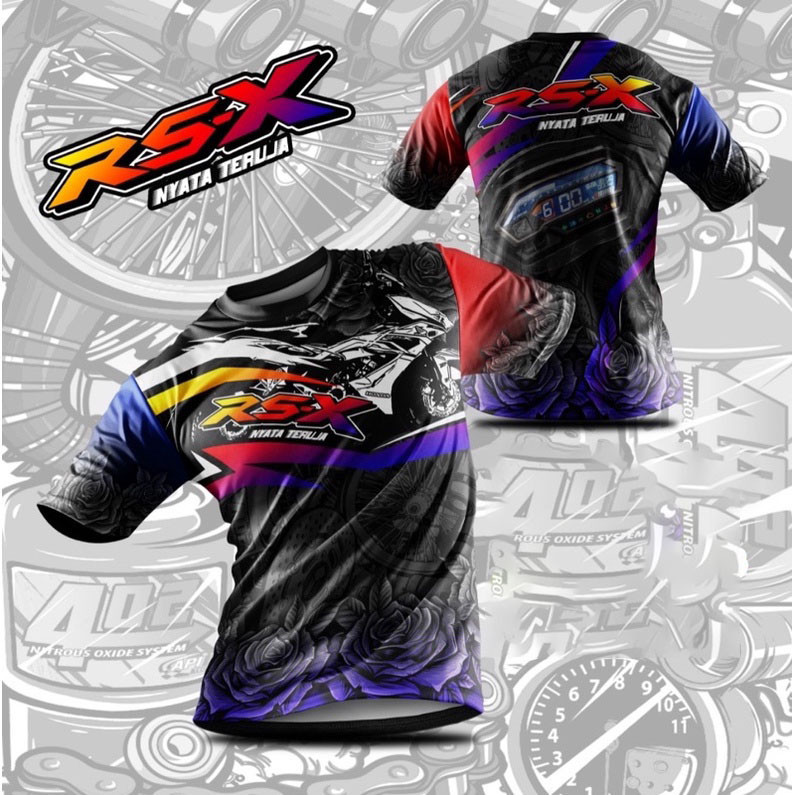 Honda RSX150 Sublimation Tshirt | Baju Honda RSX | Baju Ride | Shopee ...