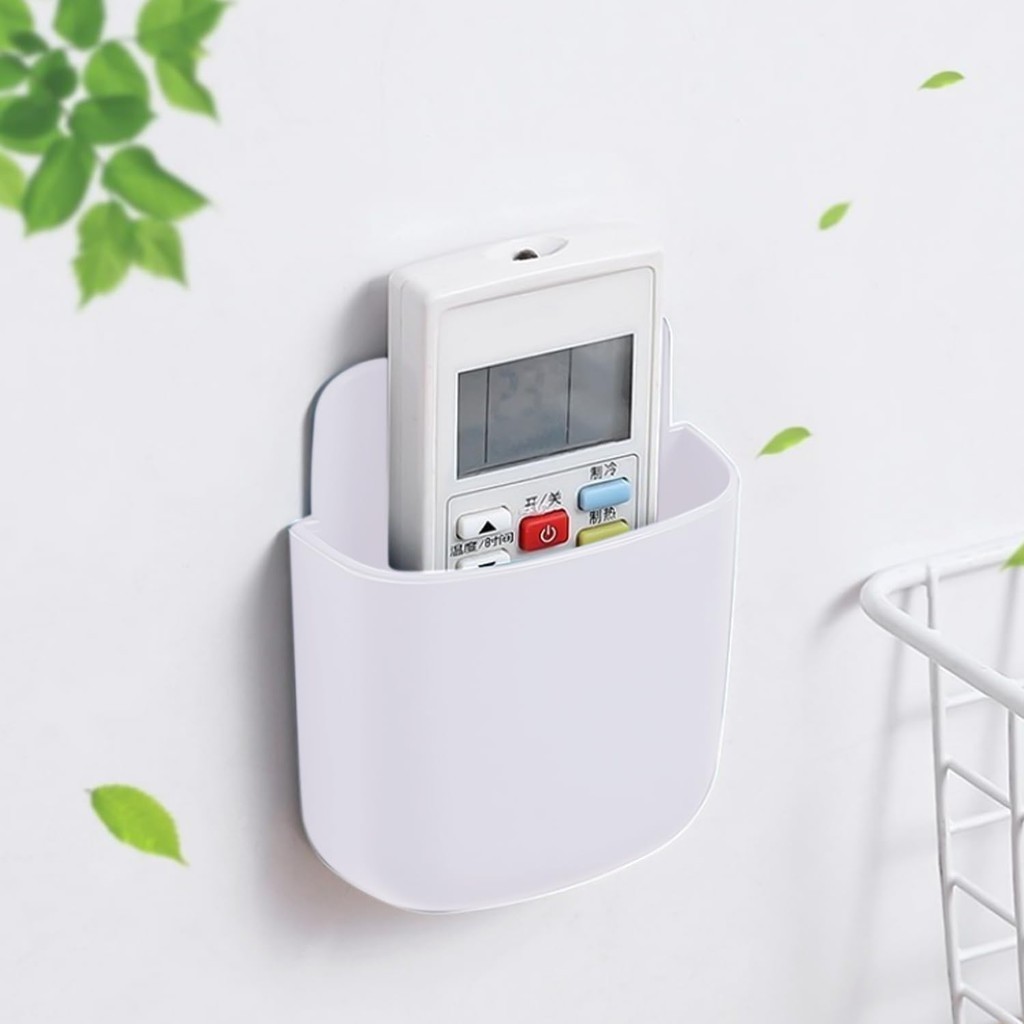 Sticker Hook Storage Box Remote Control Air Conditioner Storage Case ...
