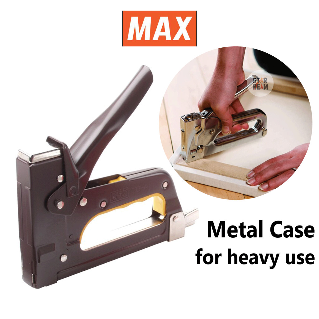Heavy Duty Industry Handheld Stapler Gun Metal MAX TG-A (Japan Product ...
