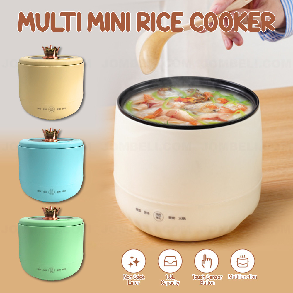 Periuk Nasi Elektrik Kecil Multi Mini Rice Cooker Pot Non Stick ...