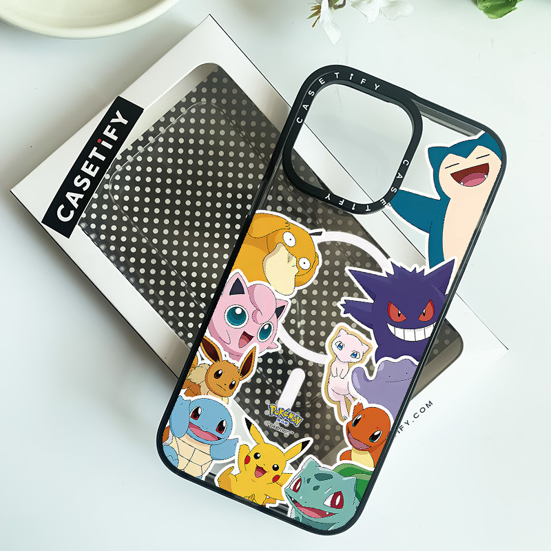 Cute Cartoon Pokemon Photo Sticker Magnetic Charging Soft Border ...