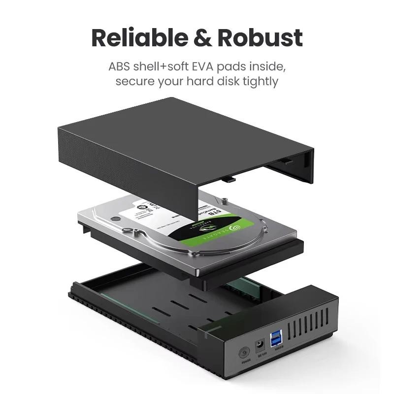[Local Shipment] 2.5/3.5 inch HDD Case USB3.0 Hard Drive Enclosure SATA ...