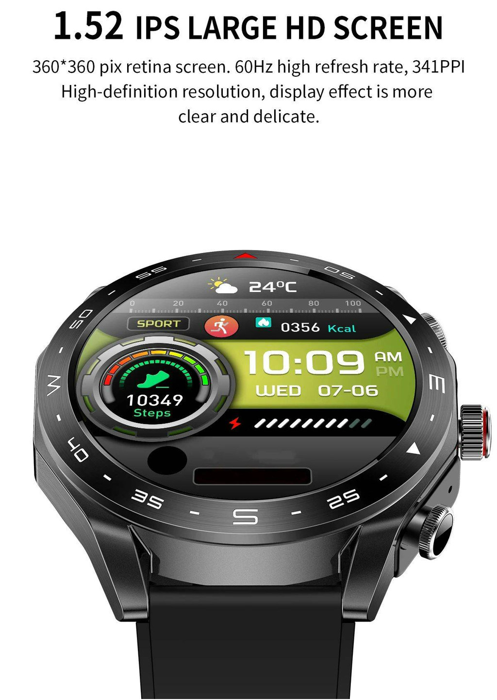 2024 New Smart Watch TWS 2 in 1 Bluetooth Earphones HIFI 9D Sound ...