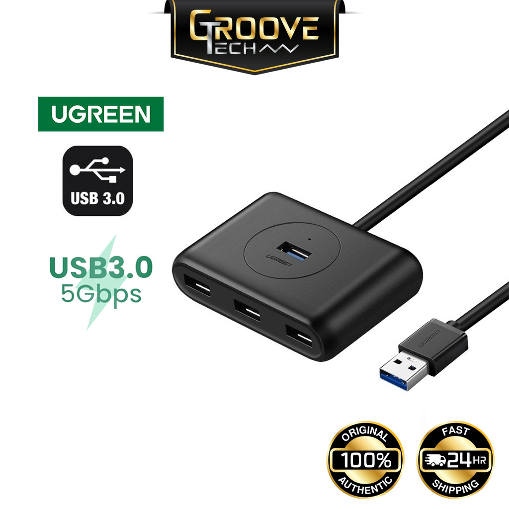 UGREEN 4 USB 3.0 Hub External USB Adapter Converter Splitter with Type ...