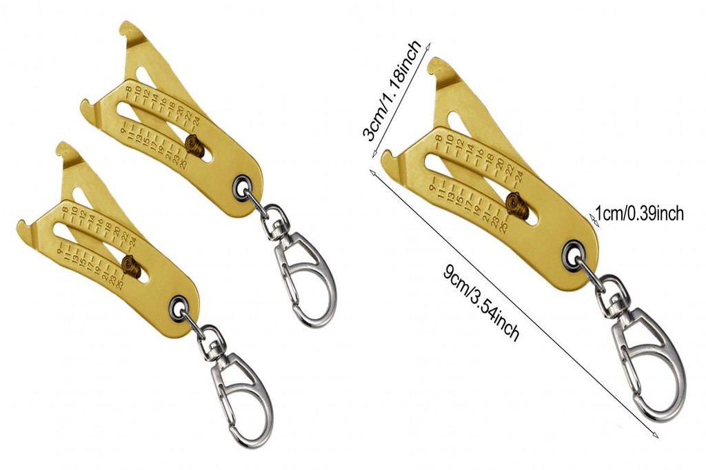 Dual Scale Thread Checker Handy Bolt and Nut Identifier Handy Thread ...