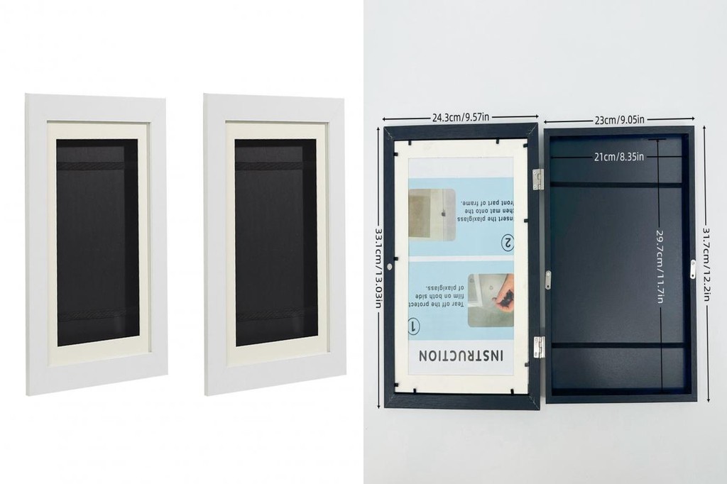 Painting Display Frame Kids Magnetic Art Painting Frame Front Opening ...