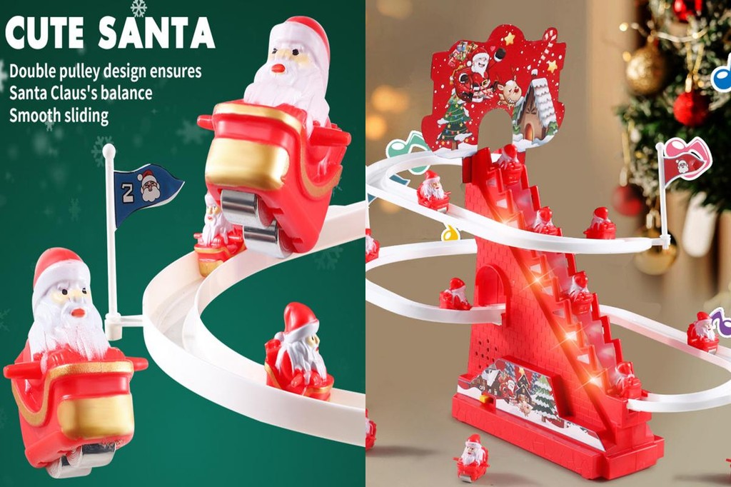 Electric Santa Climbing Toy Christmas Santa Climbing Toy Christmas ...