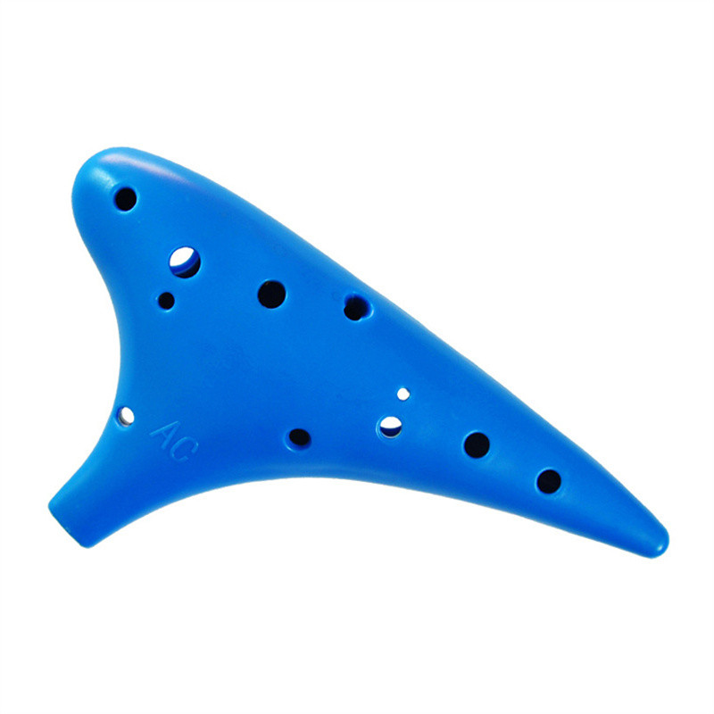 12 Hole Ceramic Flute Resin Plastic Mid-range C-tone Ceramic Flute New ...