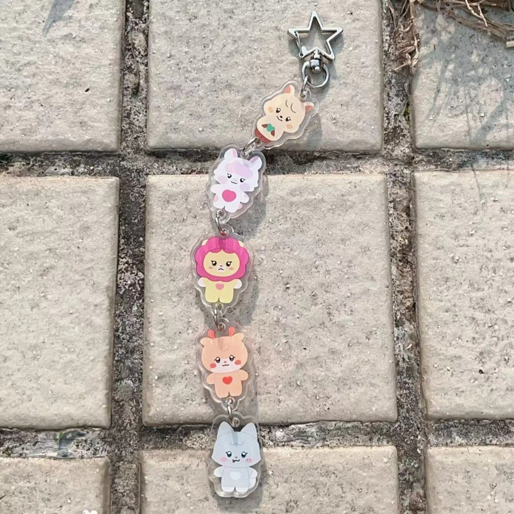 Kpop Idol BABYMONSTER RIIZE ITZY GIDLE ZB1 Acrylic Charm Keychain Cute ...