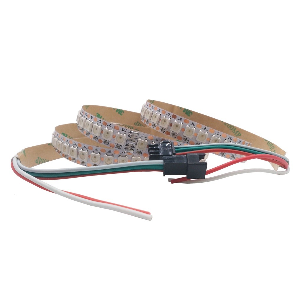 WS2812B Led Strip 1-2m 144 pixels/leds/m Smart 5050 RGB led Strip light ...