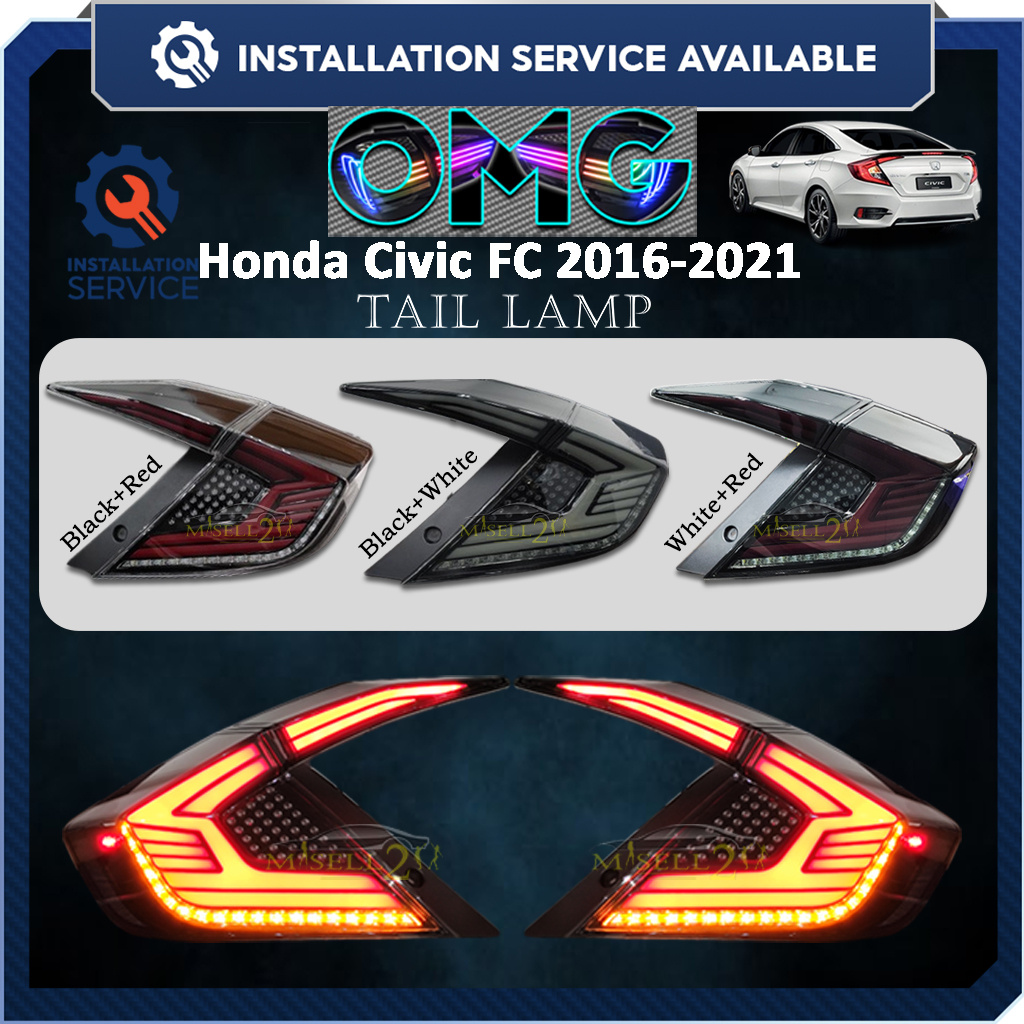 [Installation Provided] Honda Civic FC 2016 - 2021 LED Dynamic Light ...