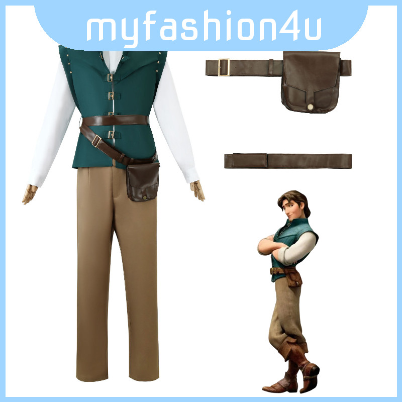 Rapunzels Tangled Adventure Flynn Rider Cosplay Costume Role Halloween ...