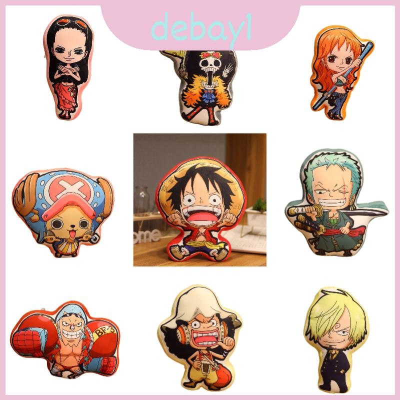 One Piece Fun Pirate Plush Cushion Luffy Sanji Chopper Usopp Robin ...