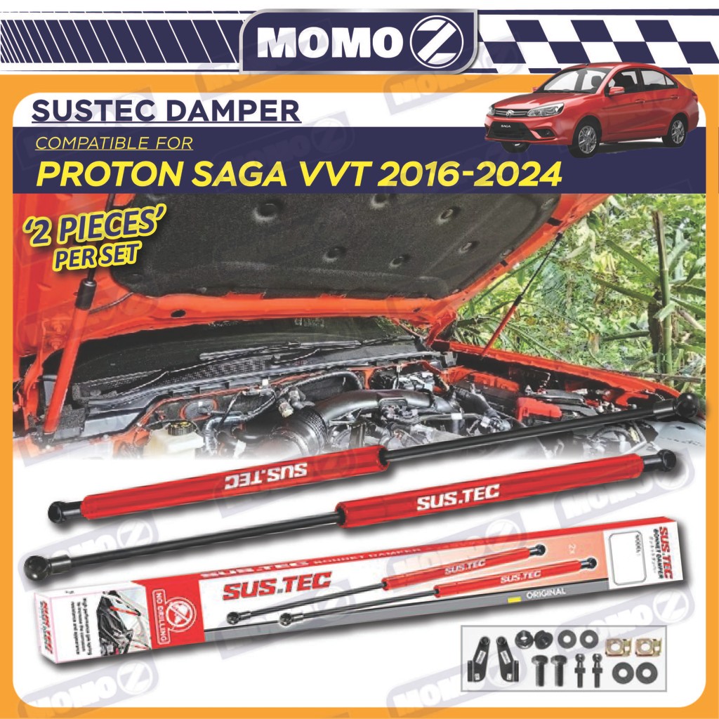 Car Proton SAGA VVT MC1 MC2 2016 - 2024 SUSTEC Front Hood Bonnet Damper ...