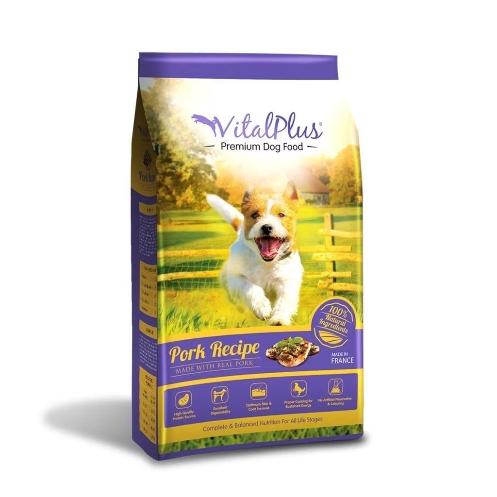 Vitalplus Premium Dog Food 4kg ( Lamb Salmon Pork ) | Shopee Malaysia