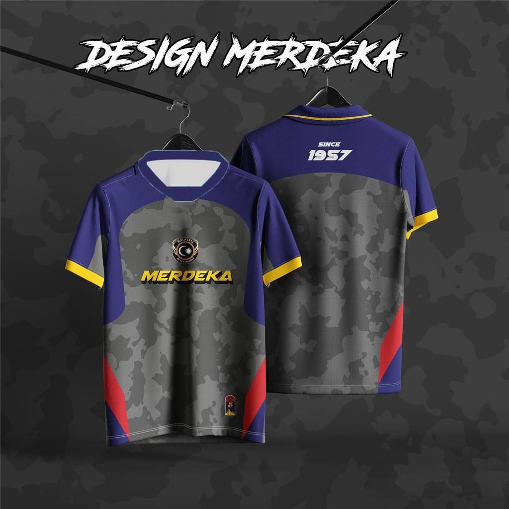 [READY STOCK] FREE CUSTOM Baju Merdeka 68 Tahun baju jersey Ethnic T ...