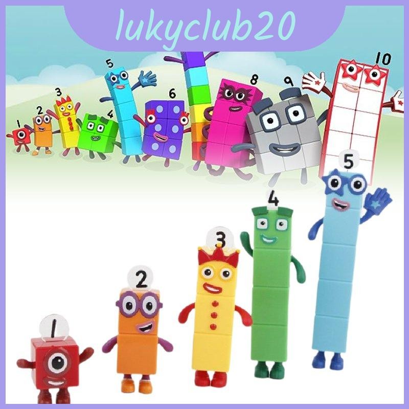 Pvc Character Numberblocks Blocks Cute Transformable Toys For Play And ...