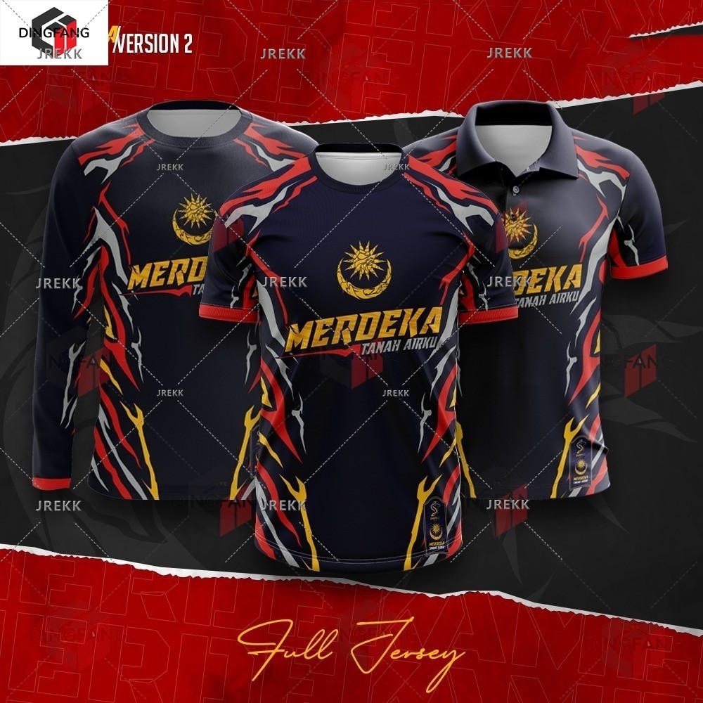 Baju Merdeka Jersi Merdeka 2025 Premium Quality MALAYSIA MERDEKA 68 ...
