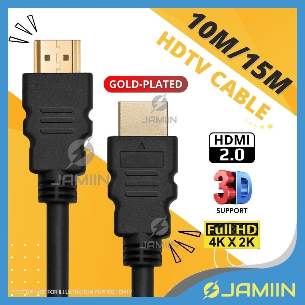 HDM1 Cable 4K Display 2.0 High Speed Adapter HDTV Cable 4KX2K Full HD ...