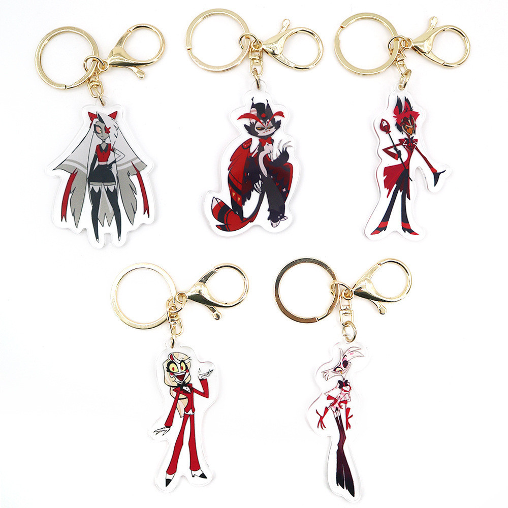 【Customized】Hazbin Hotel Lucifer Anime Surrounding Acrylic Keychain ...