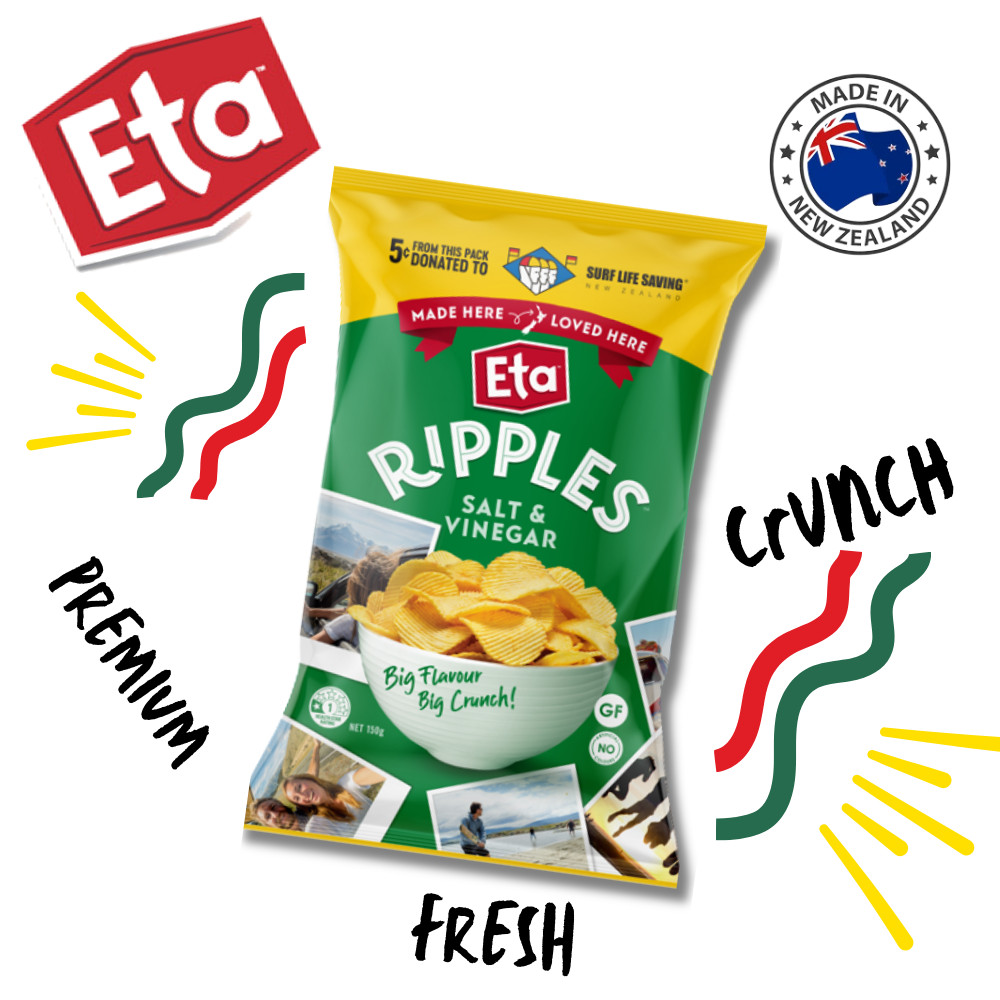 ETA SPUDS RIPPLE SALT & VINEGAR 150G | Shopee Malaysia