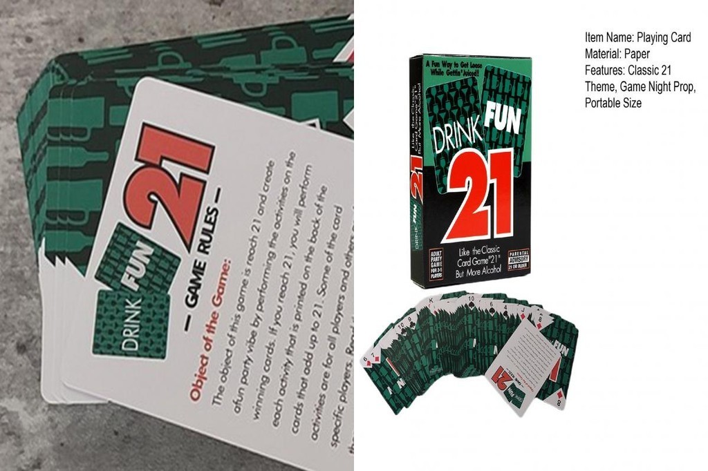[providence] Group Drinking Game Cards Playing Card Game 21 Drink ...