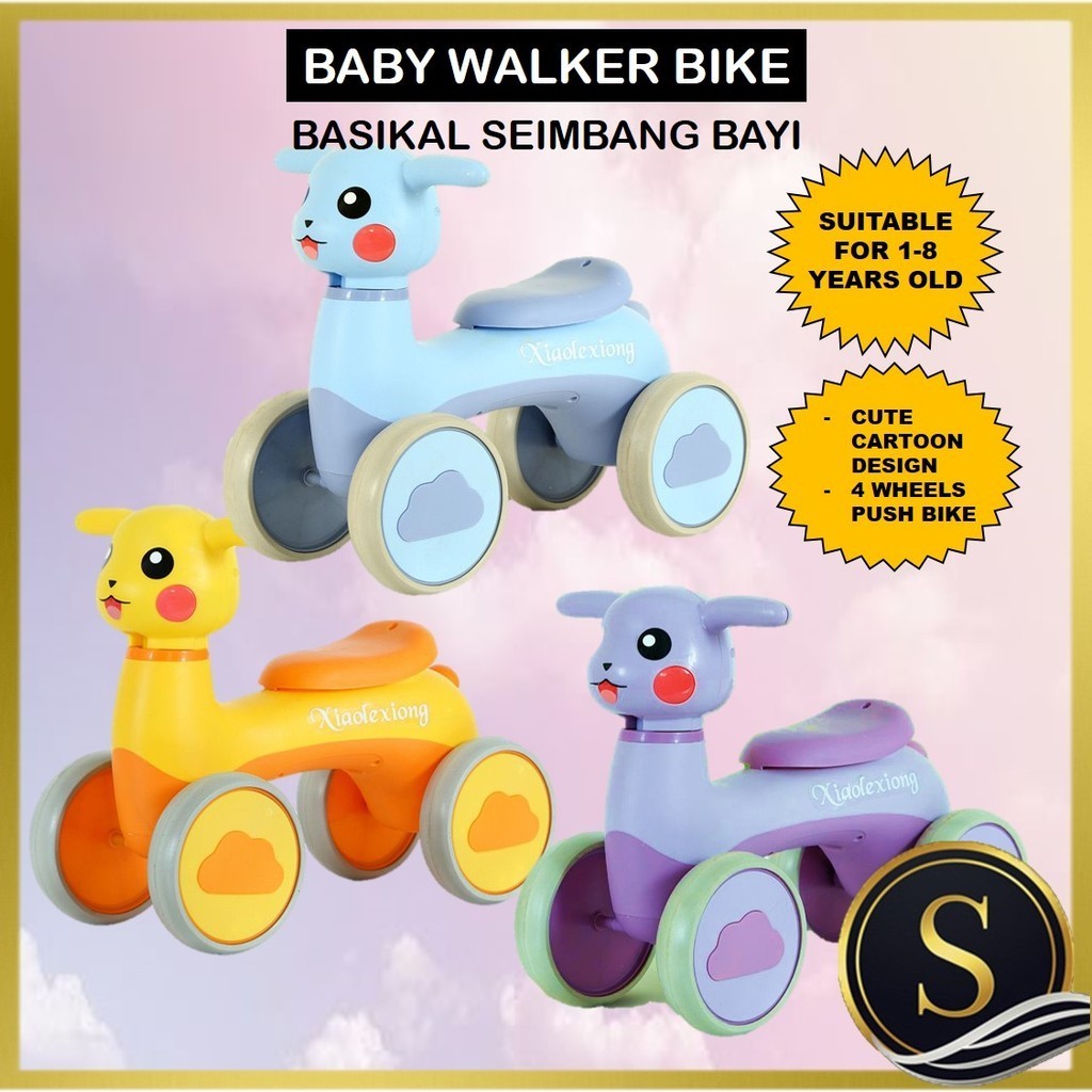 Baby Balance Car With Music & LED Light Glider Car Baby Walker Tricycle ...