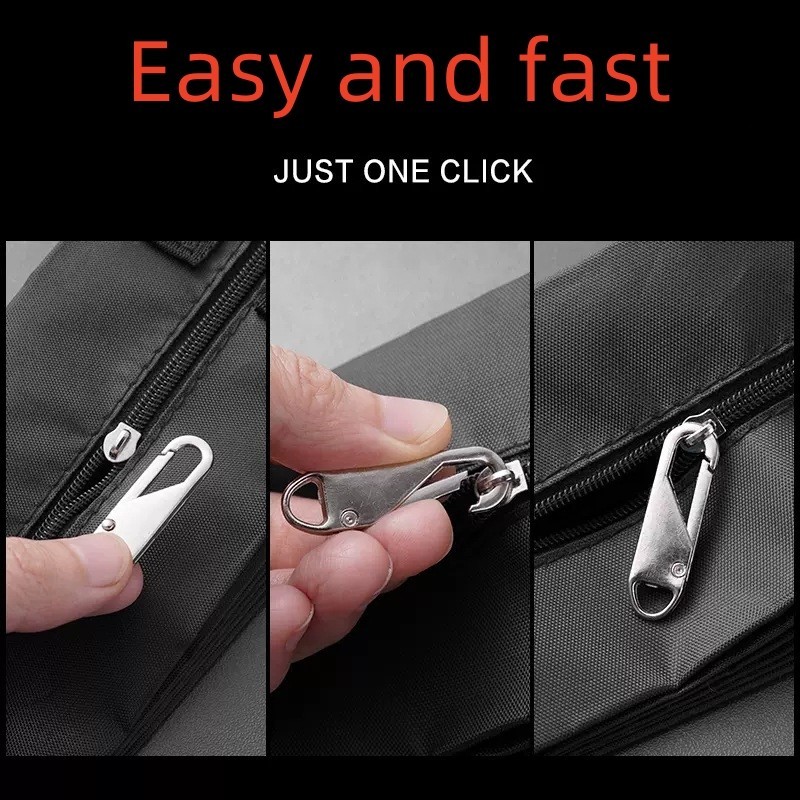 Zipper Slider Puller Instant Repair Bag Replacement Bad Buckle Travel ...