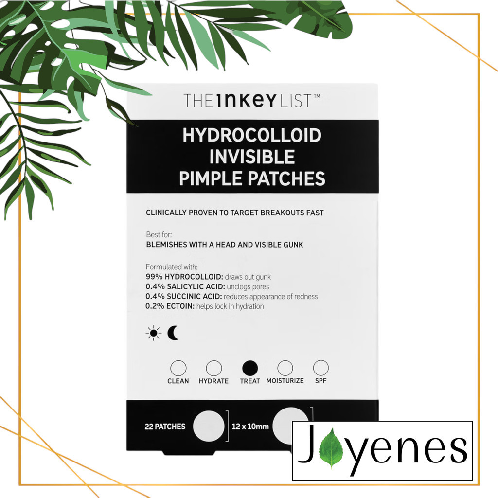The Inkey List Hydrocolloid Invisible Pimple Patches (22 Patches) | Shopee Malaysia