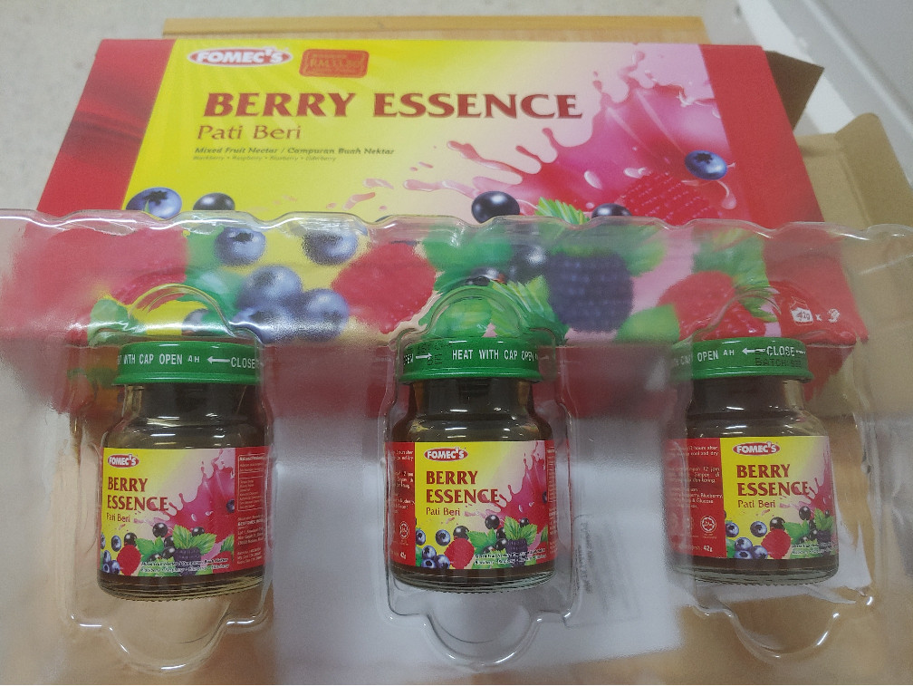 FOMEC BERRY ESSENCE 42G X 3 BOTOL 莓子精华 PATI BERI - HALAL | Shopee Malaysia