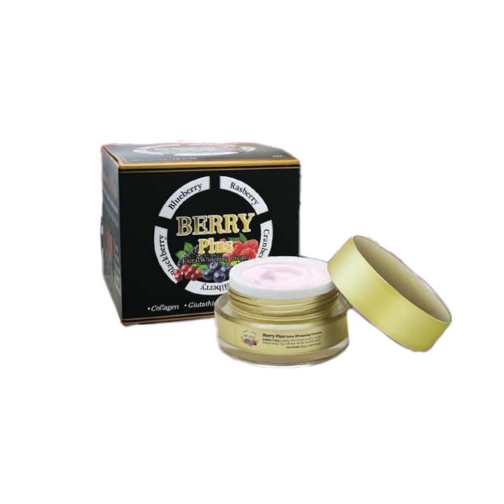 Berry Plus Extra Whitening Cream 20 g. Same People With 4K (Q Nic Care ...