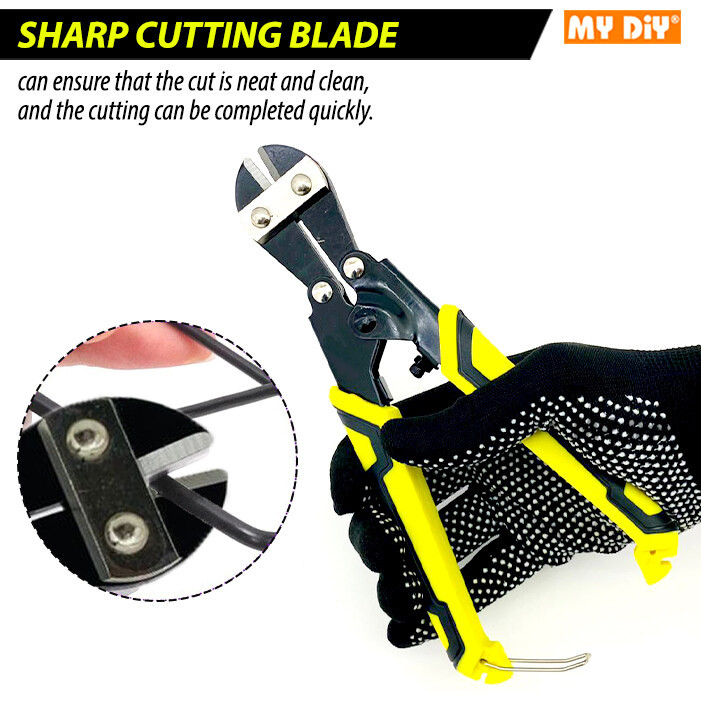 MYDIYHOMEDEPOT - 8 INCH MINI BOLT CUTTER MULTI FUNCTION WIRE CLIPPER ...