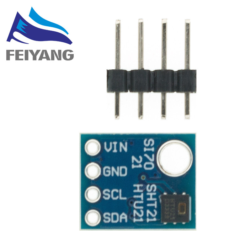 Si7021 GY-21 Module Industrial High Precision Humidity Sensor I2C IIC Interface Module For ...