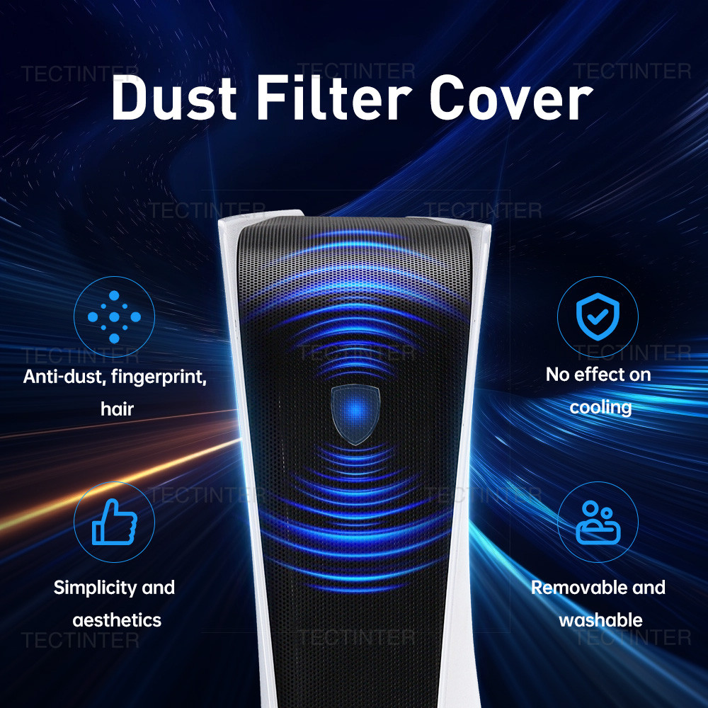 Dust Cover Mesh Protection for PS5 Disc/Digital Console Washable ...