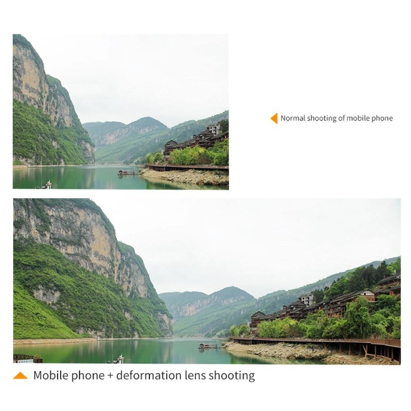 Phone Anamorphic Lens 1.33X 1.55X Wide-Angle SmartPhone Lens For iPhone ...