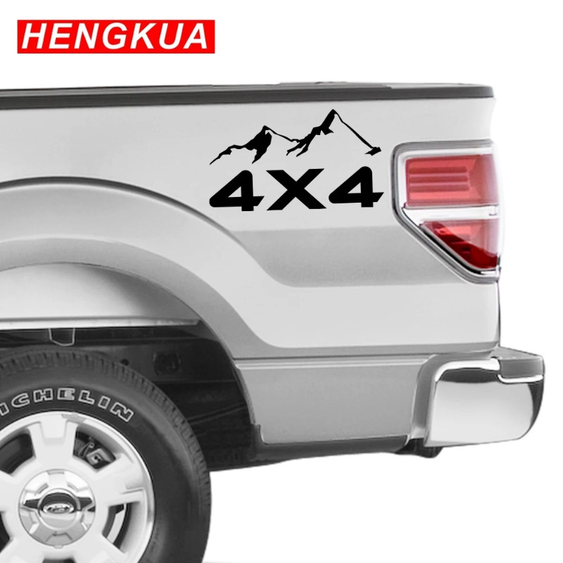 Car 4X4 Mountain Sticker Pickup Truck Vinyl Decor Deccal For Ford F150 ...