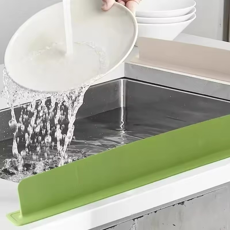 Kitchen Sink Water Splash Guard - Waterproof Splatter Plate - Reusable ...