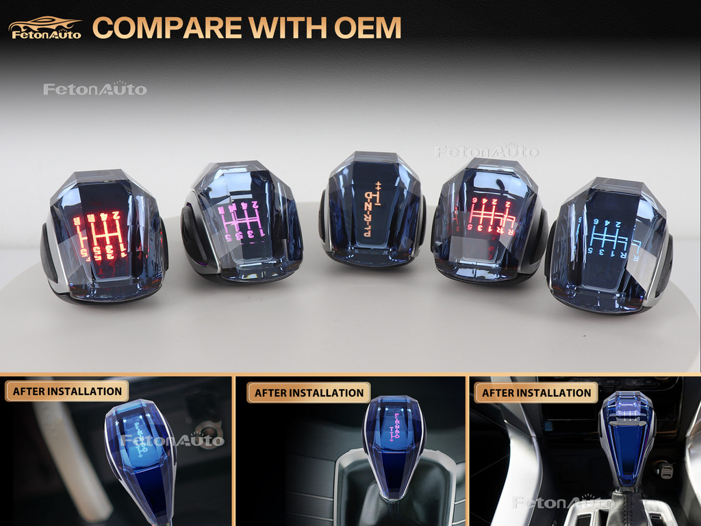 5/6/PRND Speed Universal Gear Shift Knob for Lada Toyota Renault Honda ...