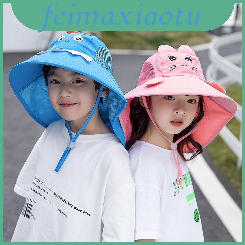 Sun Hat Kids With Wide Brim For Outdoor Sunshade And Travel Use ...