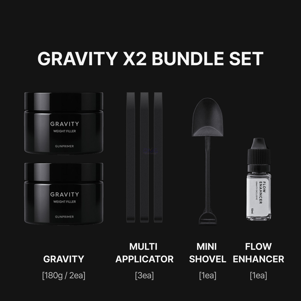 Gunprimer Gravity Bundle Set 01 GV-X2-BS1 Model Kit Weighted Filler Plamo Stability Improver ...