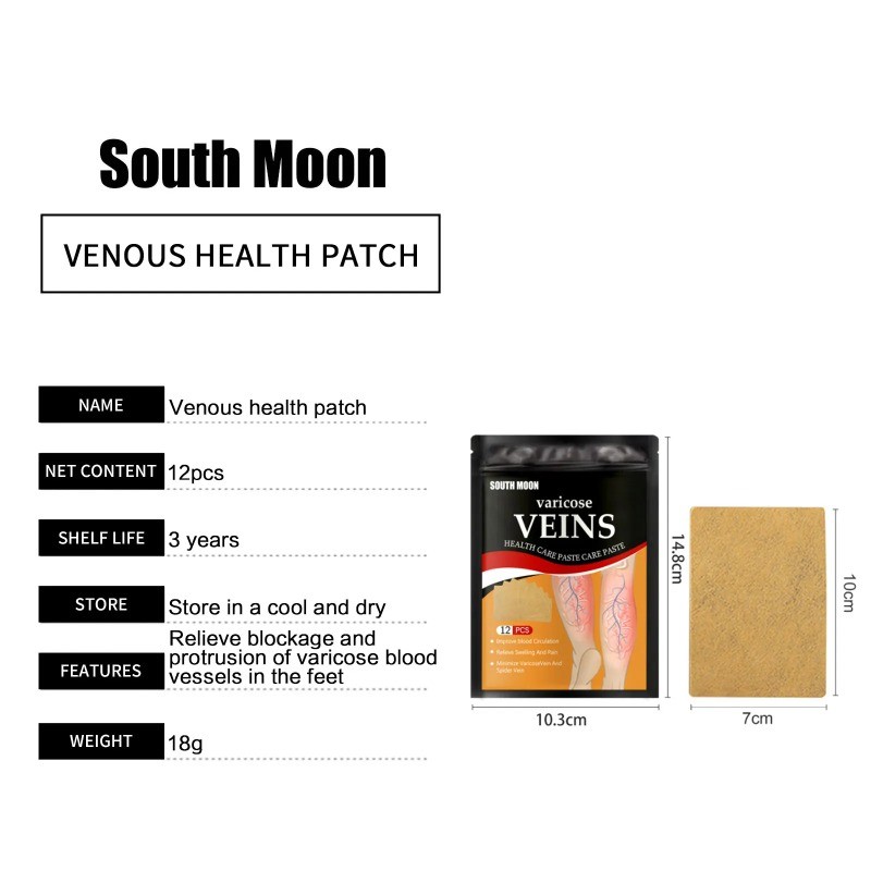 South Moon Varicose Veins Patch Treatment Vasculitis Phlebitis Spider ...
