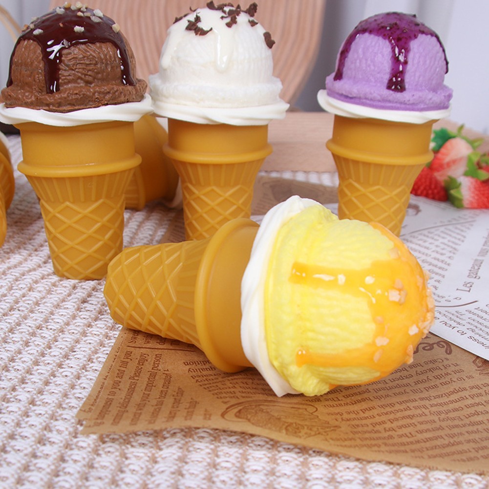 [STOCK] Ice cream model cone simulation props ice cream model fake ice ...