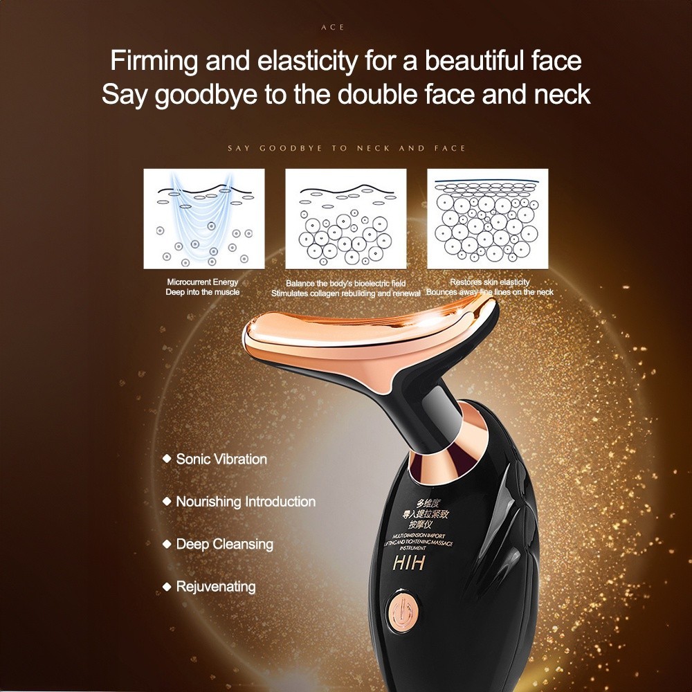 Neck & Face Massager Multi Dimensional Lifting Tightening Electric ...