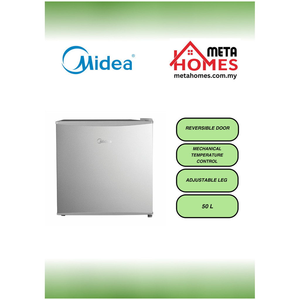 Midea 50L Mini Bar Refrigerator MDRD86FGG | Shopee Malaysia