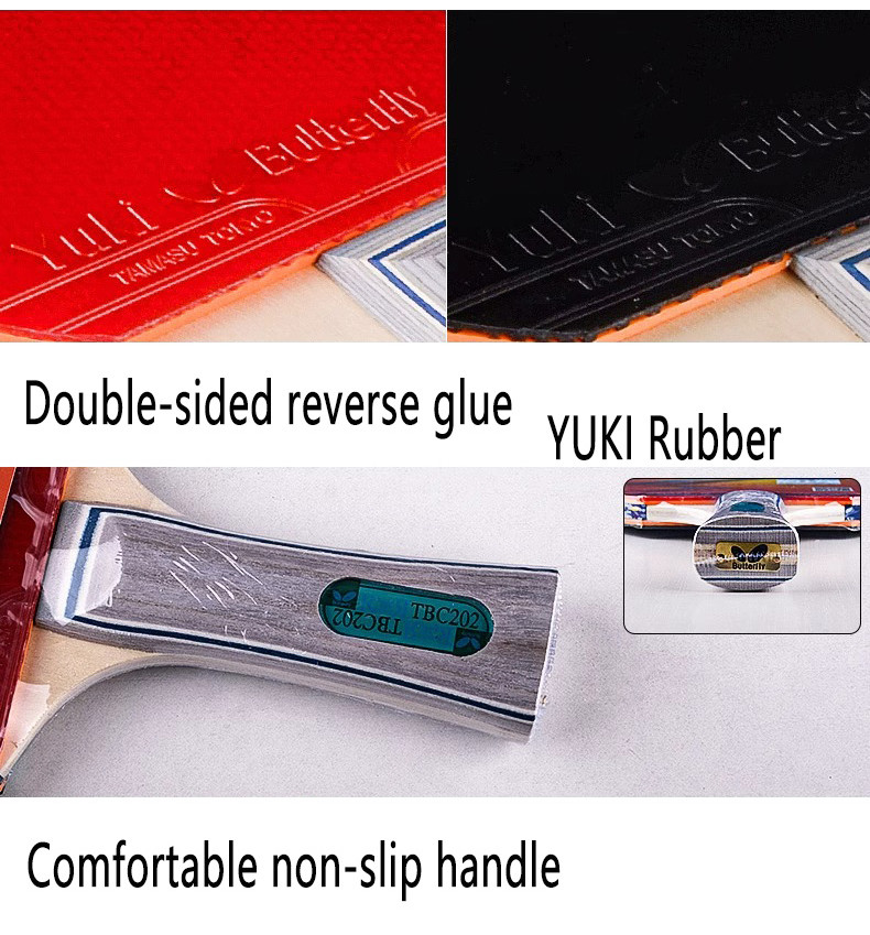 The Original Butterfly Table Tennis Racket Is A Genuine 2-star Single ...