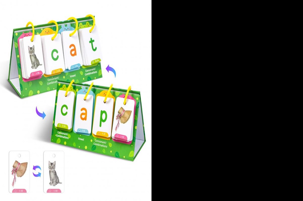 PANDU Cartoon Alphabet Cards Alphabet Learning Cards 129pcs Visual ...