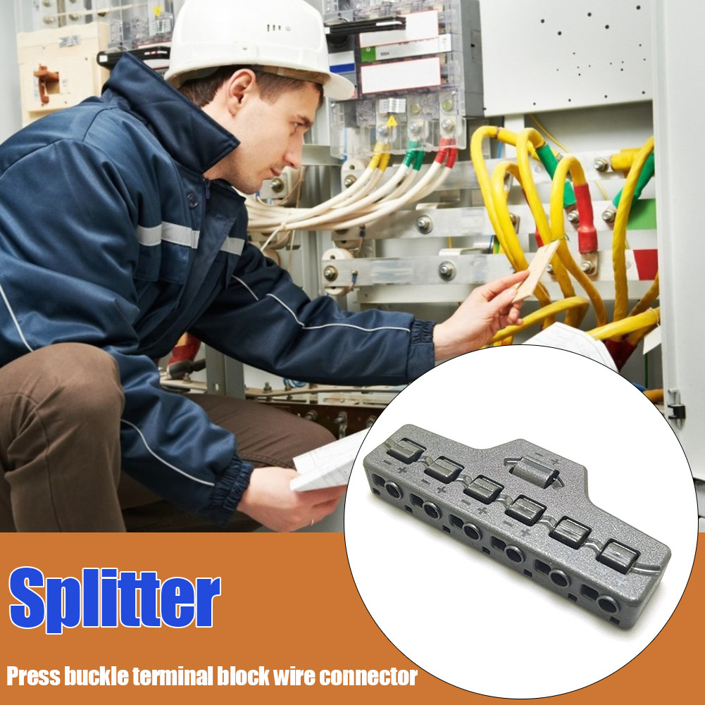6/3Ports Out E Quick Connect Low Voltage Wire Splitter Distribution ...
