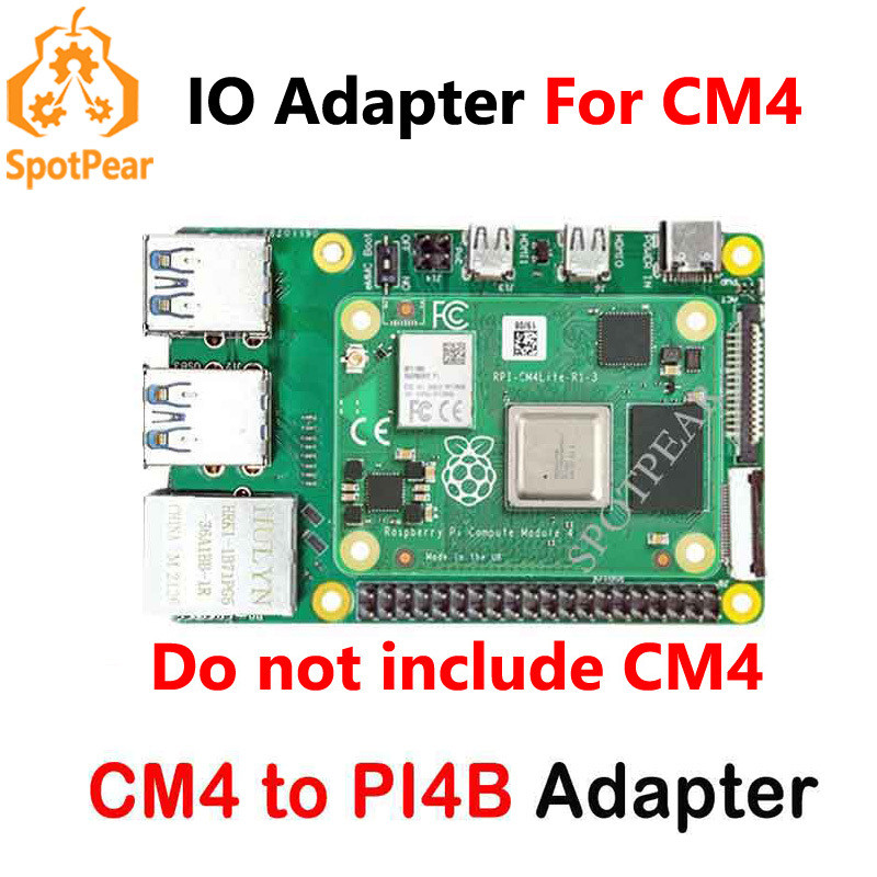 Raspberry Pi Compute Module 4 CM4 to 4B Adapter﻿ Board HAT For CM4 IO board Expansion Module ...