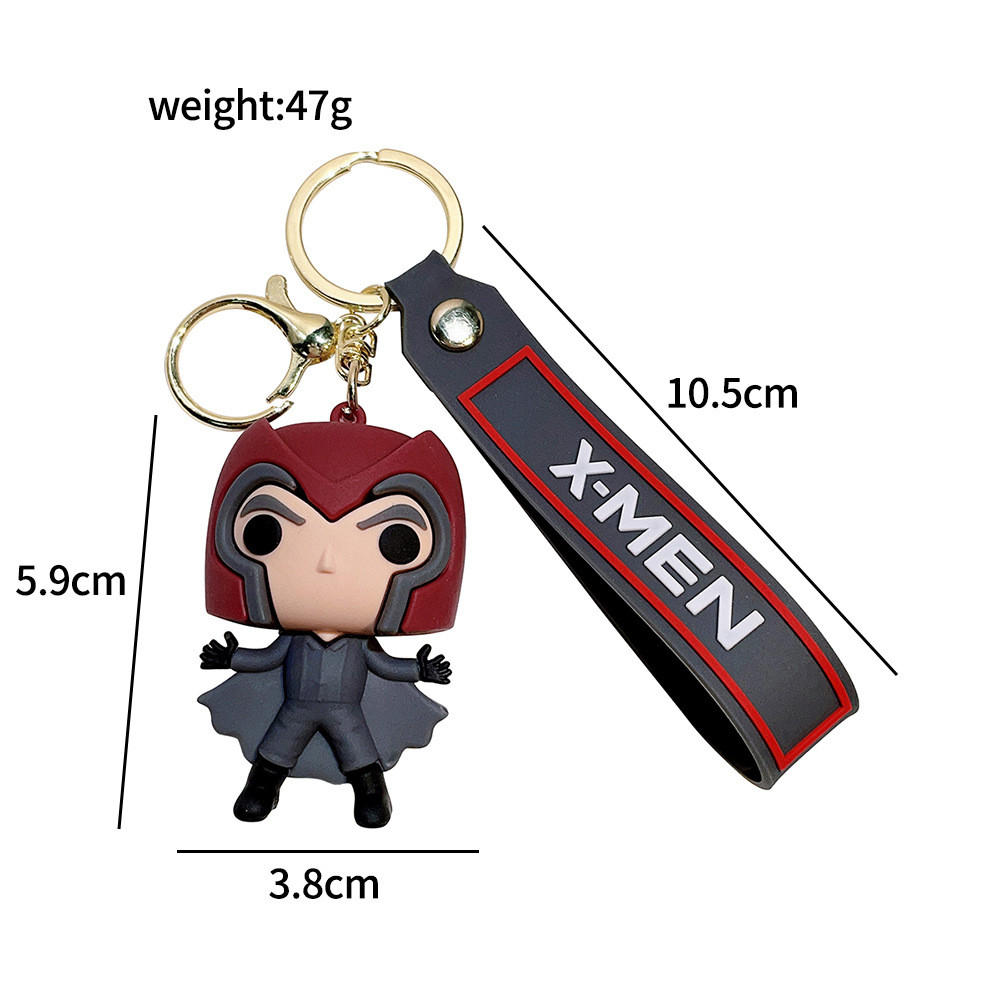 Deadpool 3/X-Men Keychain Doll Cartoon Wolverine Bag Pendant Car ...