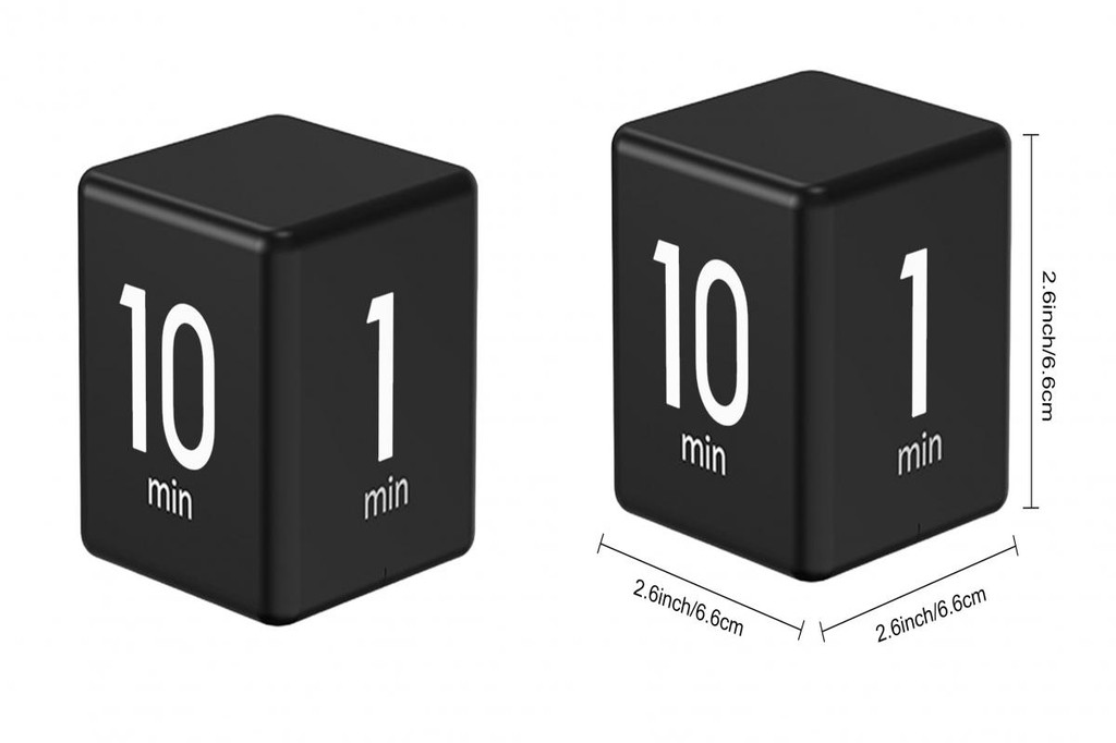 [Gooditem] Rollover Timer with Led Display Portable Rotating Pomodoro Timer with Led Display ...